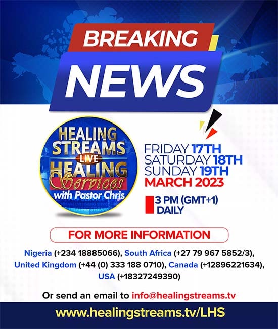 Healing Streams Live Healing Services With Pastor Chris